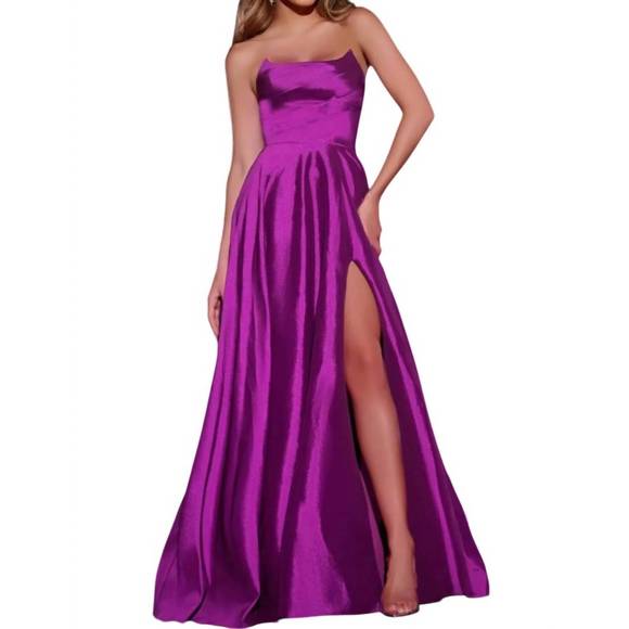Jovani | Dresses | New Jovani Ardella Gown In Purple | Poshmark